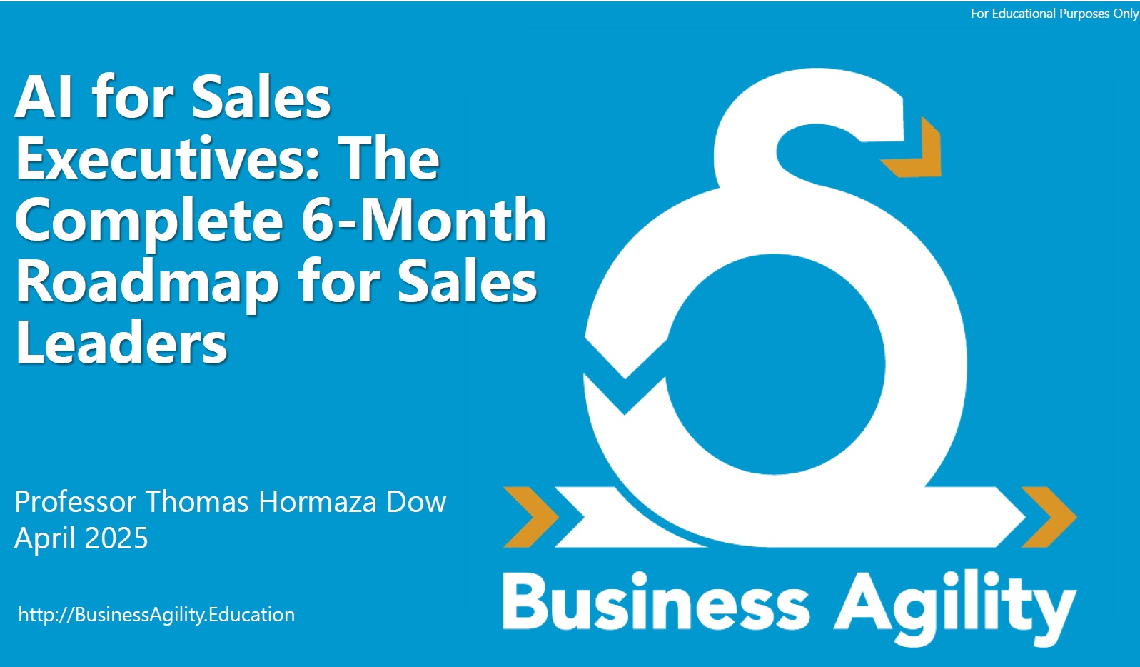 AI for Sales Executives - Business Agility+AI